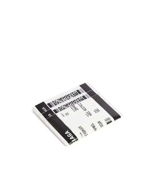 Balenciaga Passport Boarding Card Holder In Black