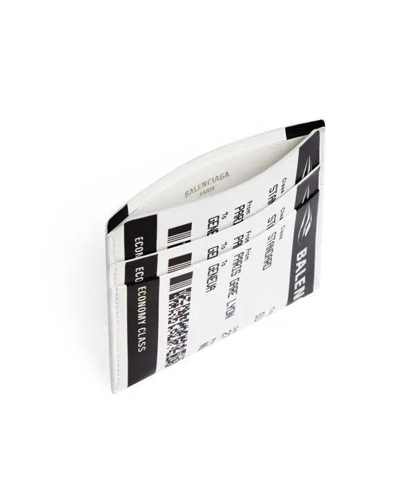 Balenciaga Passport Boarding Card Holder In Black