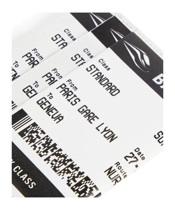 Balenciaga Passport Boarding Card Holder In Black