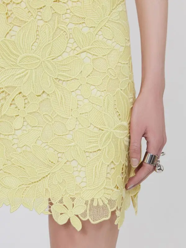 Sportmax Floral Lace Mini Skirt