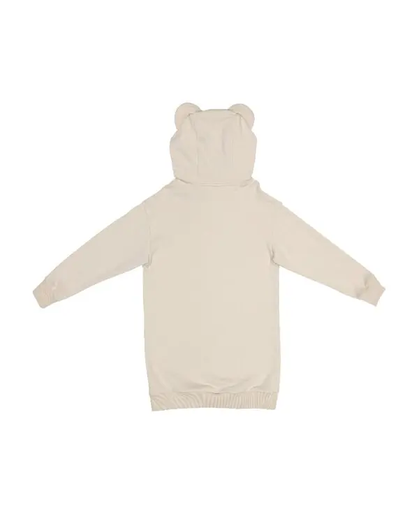 Fendi Hooded Sweater Dress With Bear Ears