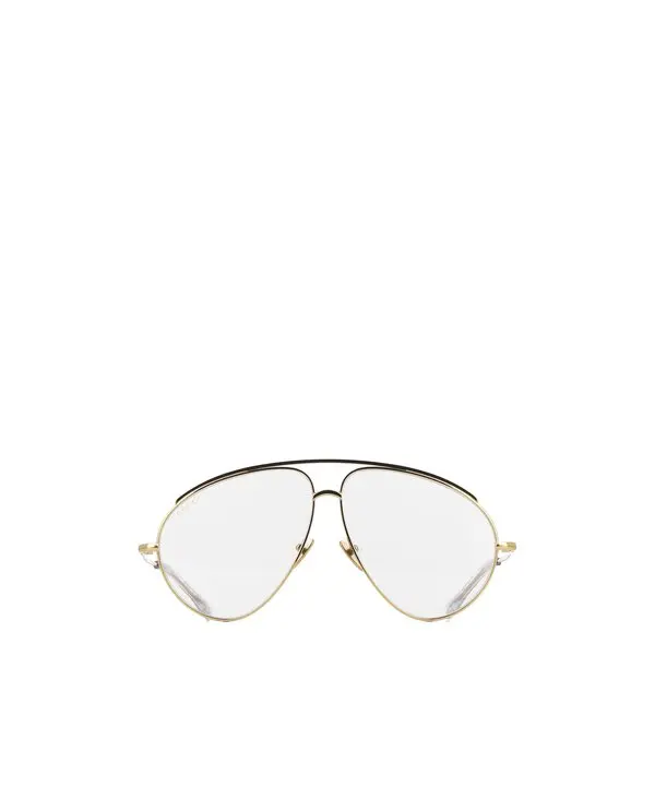 Gucci Aviator Frame Sunglasses - White
