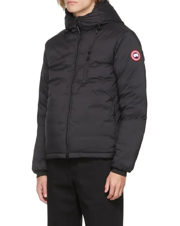Canada Goose Lodge Padded Hooded Jacket - Black