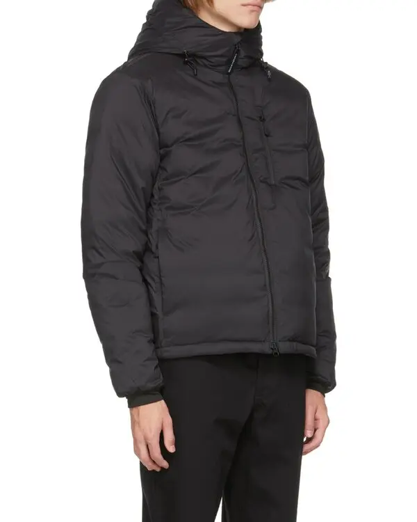 Canada Goose Lodge Padded Hooded Jacket - Black