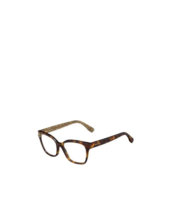 JIMMY CHOO Square Frame Eyeglasses - Brown