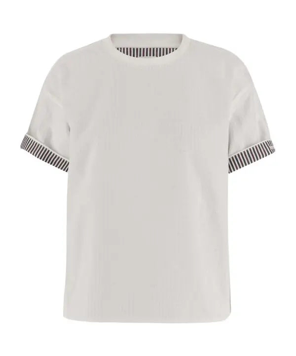 Bottega Veneta Double Layer Striped T-shirt