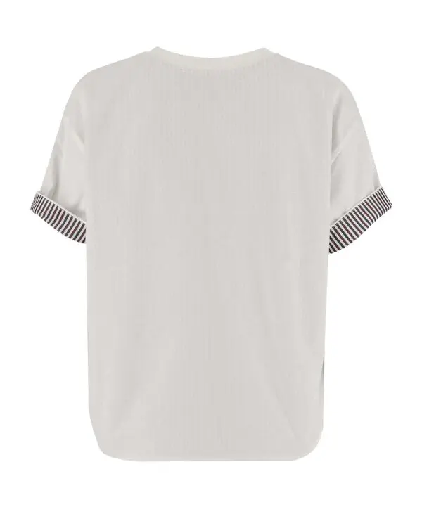 Bottega Veneta Double Layer Striped T-shirt
