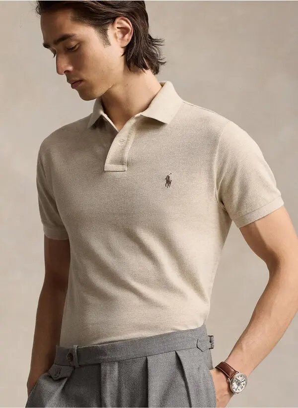 Polo Ralph Lauren Slim Fit Polo Shirt - White