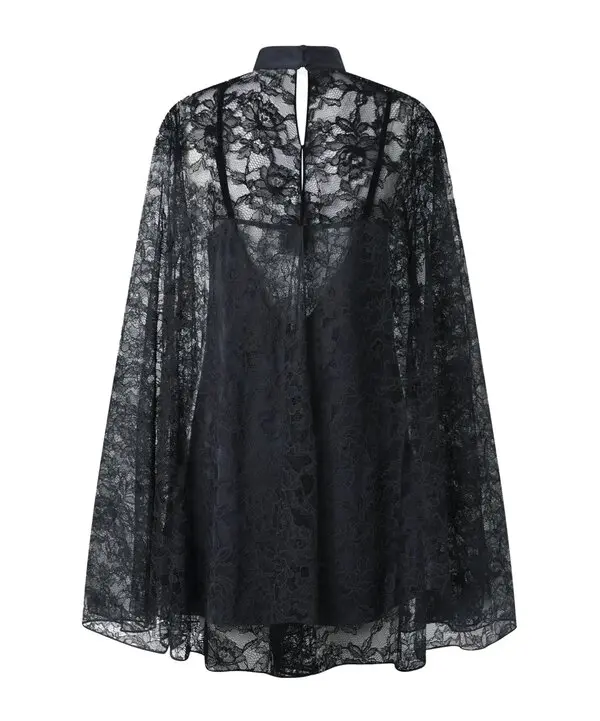Pinko Long-sleeved Mini Lace Dress