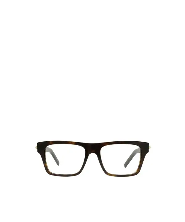 Givenchy Logo Flat Mirror Eyeglasses - Tortoise