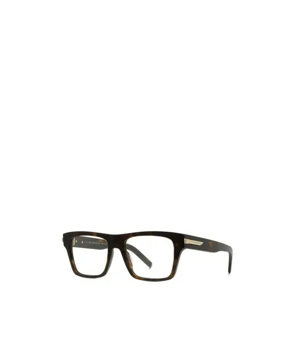 Givenchy Logo Flat Mirror Eyeglasses - Tortoise