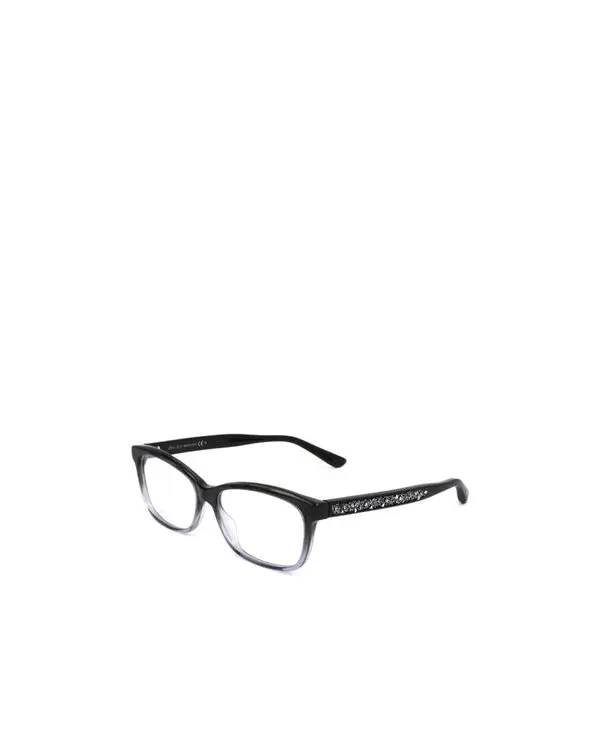 JIMMY CHOO Rectangular Frame Eyeglasses - Black