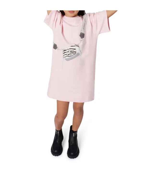 Marc Jacobs Snapshot Bag Print Mini Dress - Pink