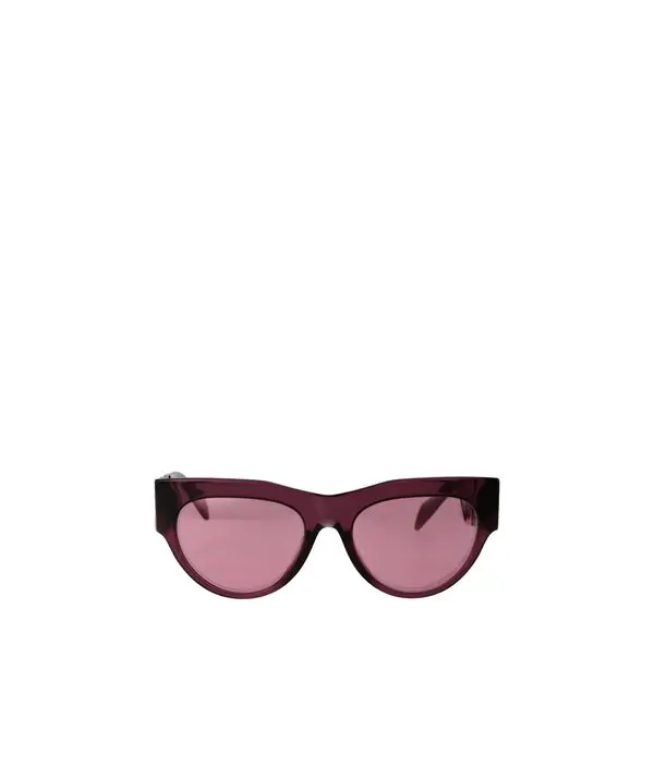Versace Sunglasses With Geometric Frame - Pink