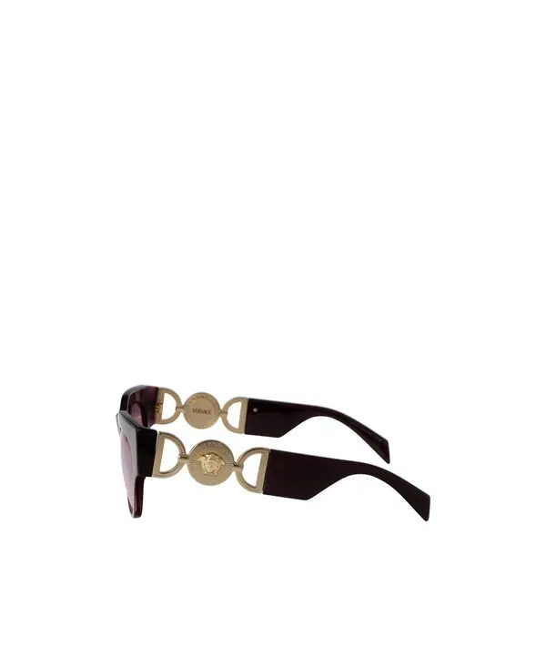 Versace Sunglasses With Geometric Frame