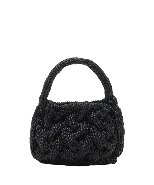 J.W.ANDERSON Small Cable Knitted Top Handle Bag