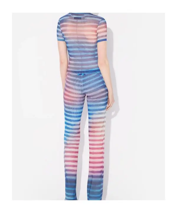 JEAN PAUL GAULTIER Striped Tulle T-shirt