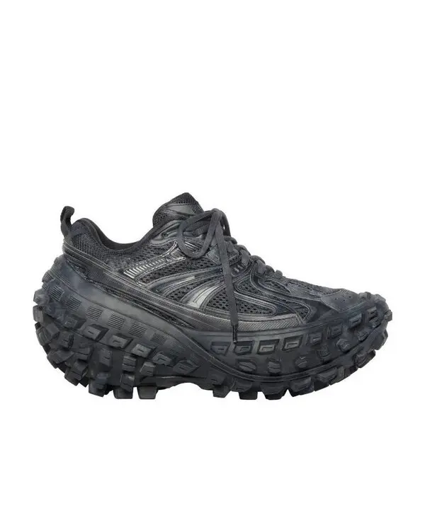 Balenciaga Defender Lace-up Sneakers - Black