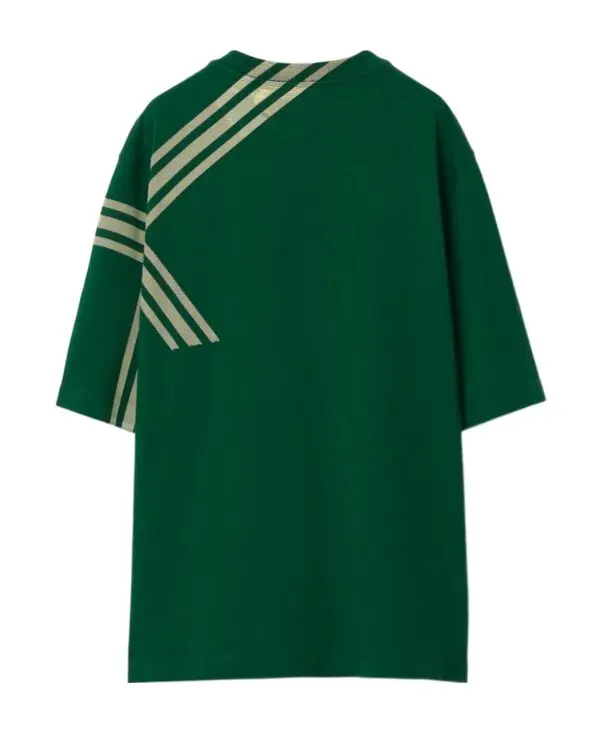 Burberry Checked Crewneck T-shirt - Green
