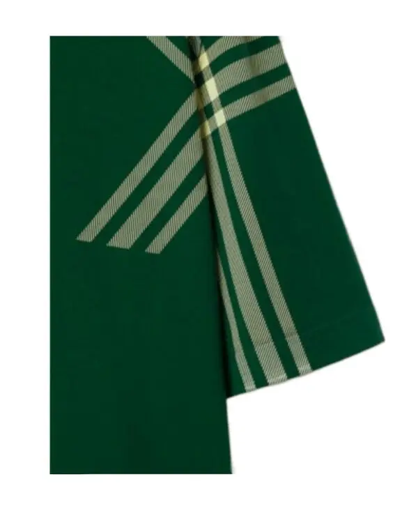 Burberry Checked Crewneck T-shirt - Green