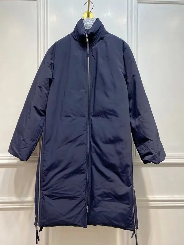 JIL SANDER Long Zip Up Down Jacket