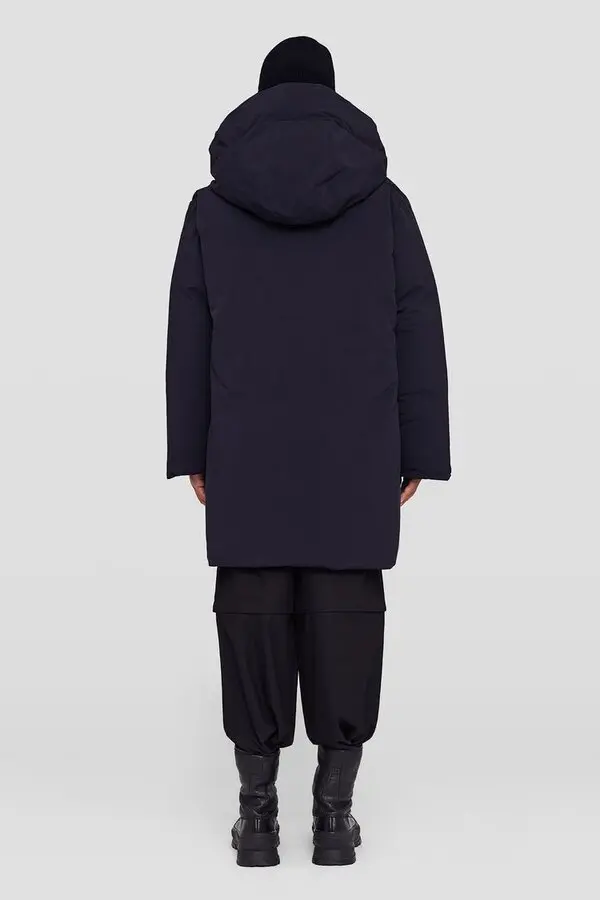 JIL SANDER Long Zip Up Down Jacket