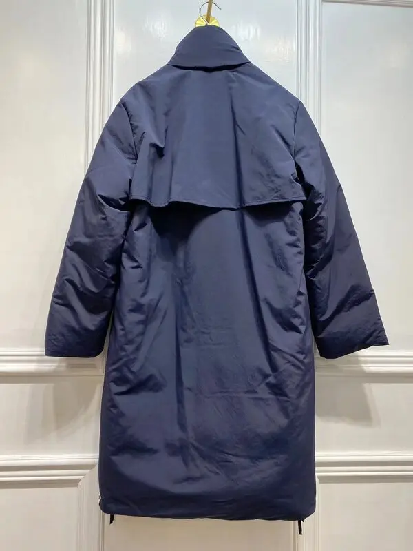 JIL SANDER Long Zip Up Down Jacket