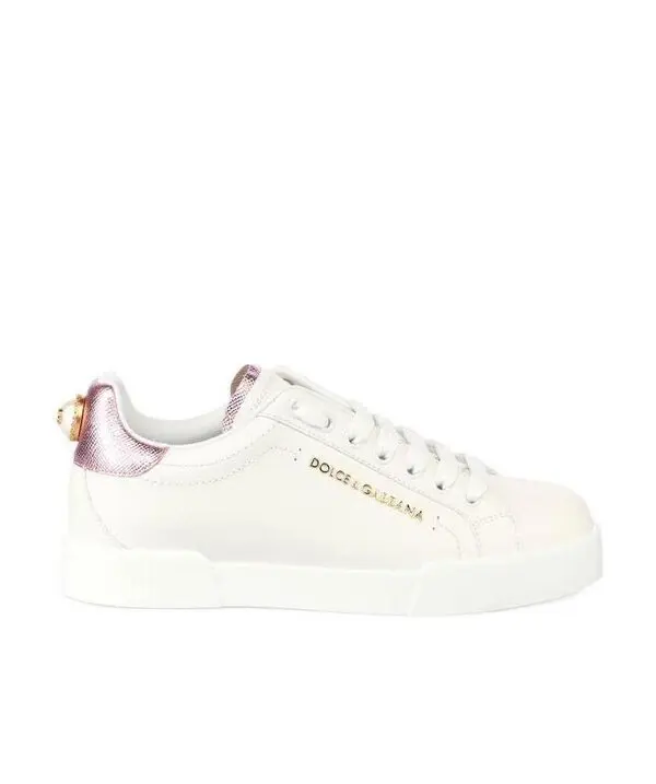 Dolce & Gabbana Portofino Low-top Sneakers - White