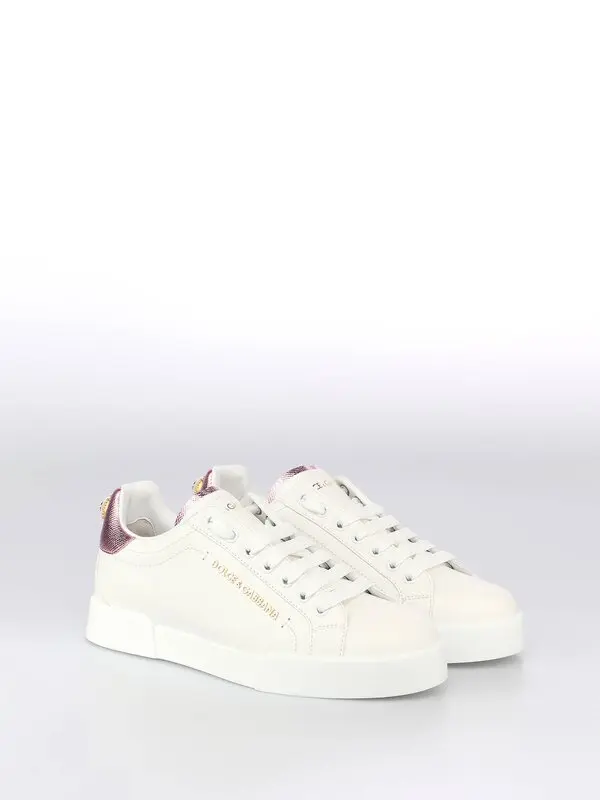 Dolce & Gabbana Portofino Low-top Sneakers - White