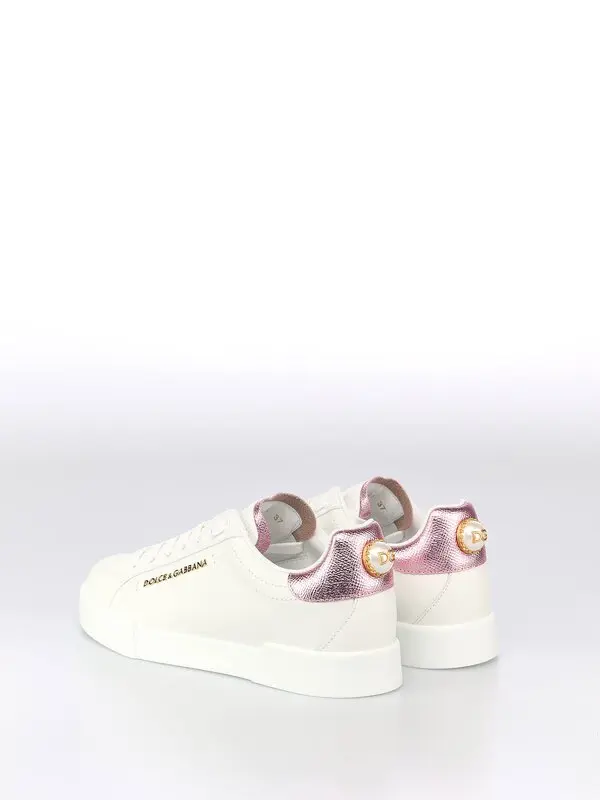 Dolce & Gabbana Portofino Low-top Sneakers - White