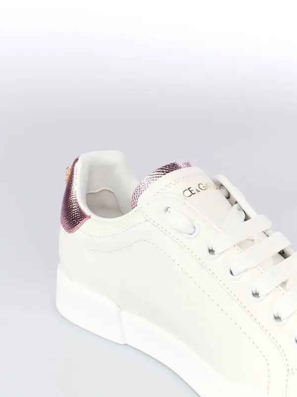 Dolce & Gabbana Portofino Low-top Sneakers - White
