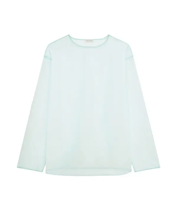 Dries Van Noten Crewneck Sheer Shirt
