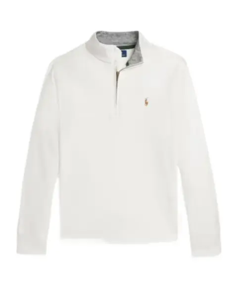 Polo Ralph Lauren Half-zip Sweatshirt - White