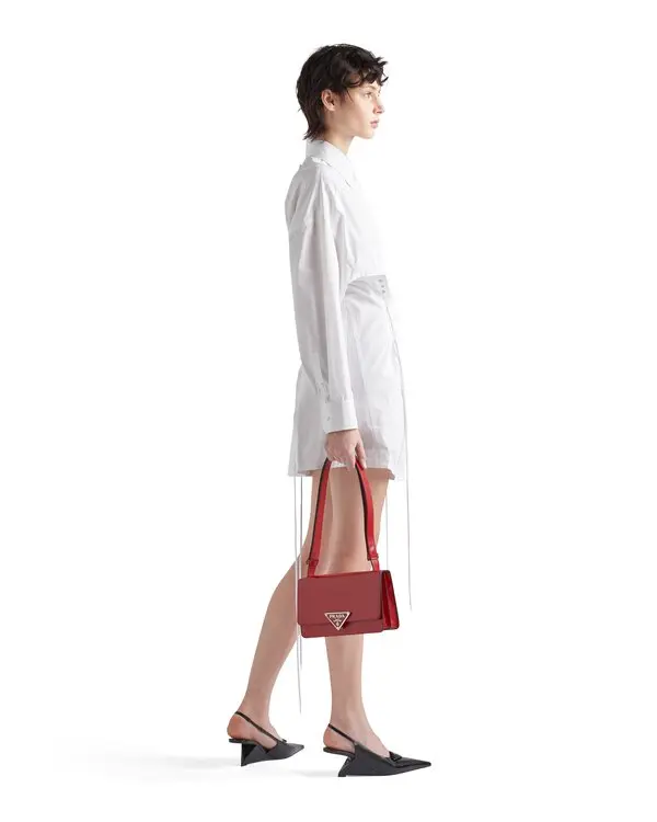 Prada Lace-up Shirt Dress