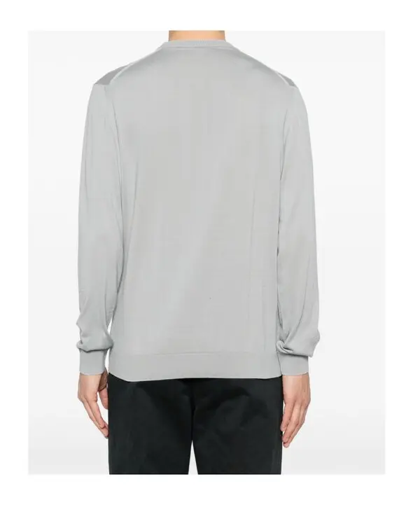 Eleventy Long Sleeve Sweater - Grey
