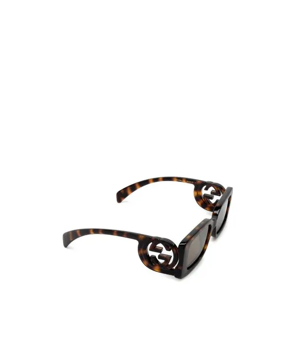 Gucci Rectangle Frame Sunglasses - Gray
