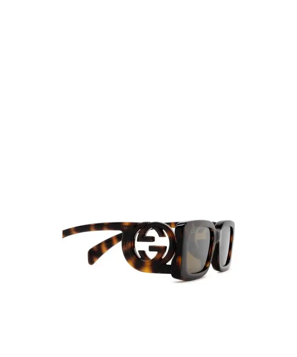 Gucci Rectangle Frame Sunglasses - Gray