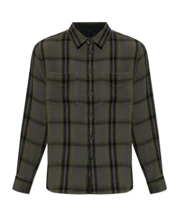 RAG  BONE Rag Bone Check Pattern Shirt