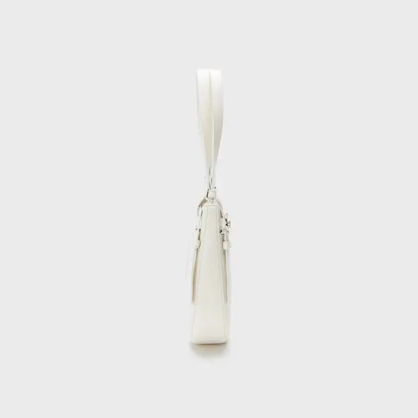 Coperni Mini Logo-buckle Tote Bag - White