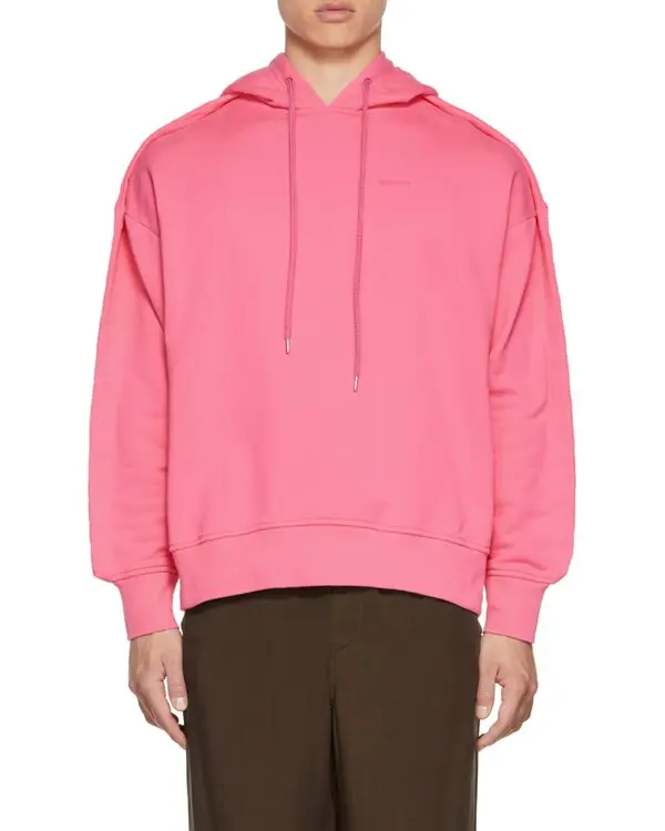 AMBUSH Hooded Sweater With Embroidered Logo - Pink