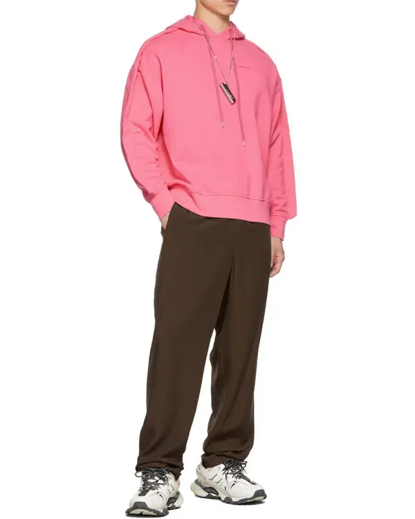 AMBUSH Hooded Sweater With Embroidered Logo - Pink