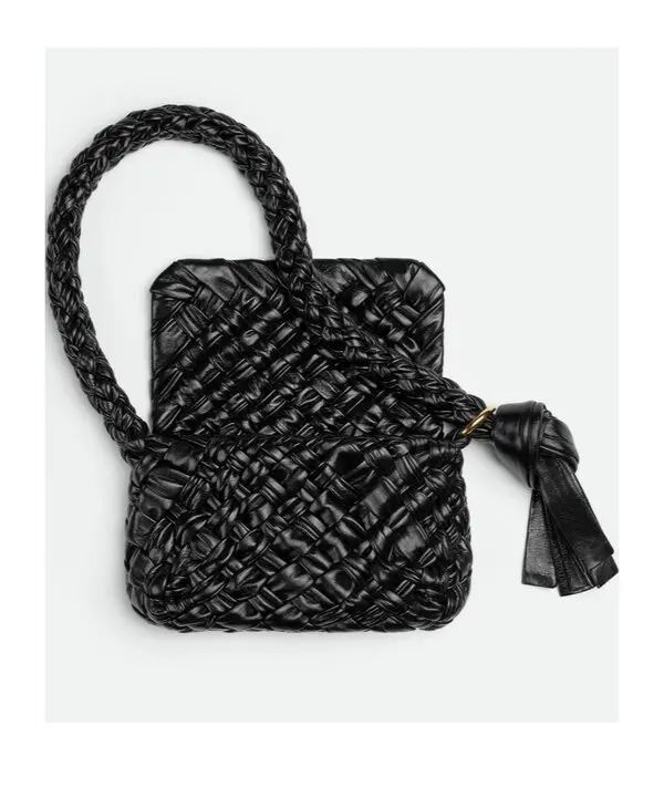 Bottega Veneta Kalimero Citt Woven Shoulder Bag