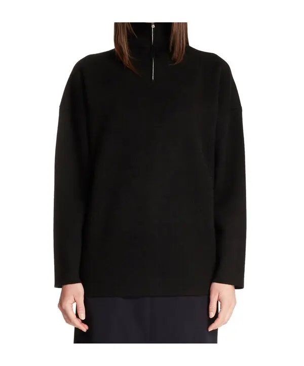 THE ROW Cashmere Zip Sweater