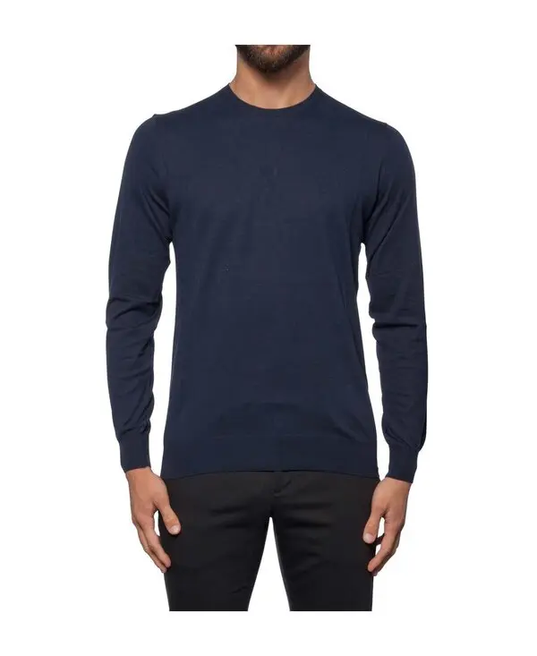 PAOLO PECORA Crewneck Knitted Jumper - Black
