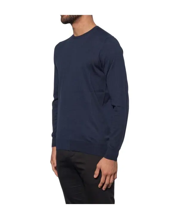 PAOLO PECORA Crewneck Knitted Jumper - Black