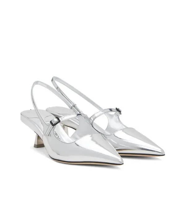 JIMMY CHOO Pointed Toe High Heel Sandals