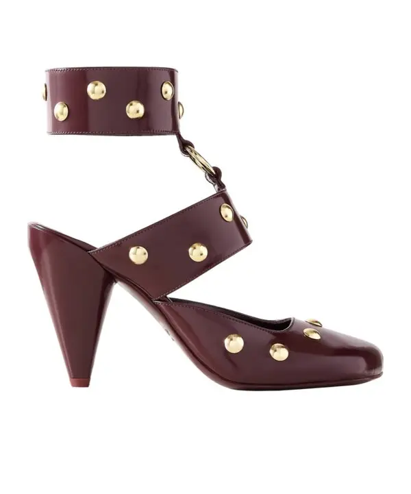 Chloé 90mm Studded Heeled Sandals