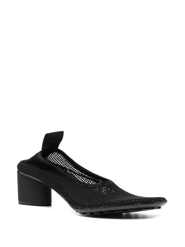 Bottega Veneta Mesh Pumps With Embossed Detail