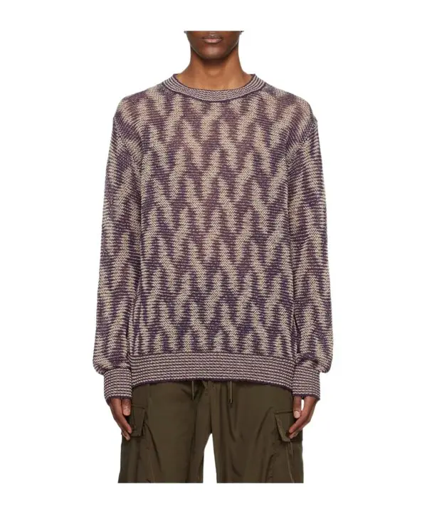Dries Van Noten Patterned Long-sleeve Sweater