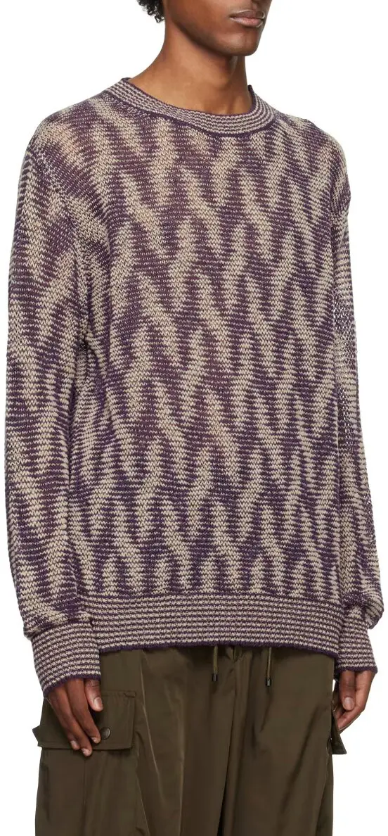 Dries Van Noten Patterned Long-sleeve Sweater